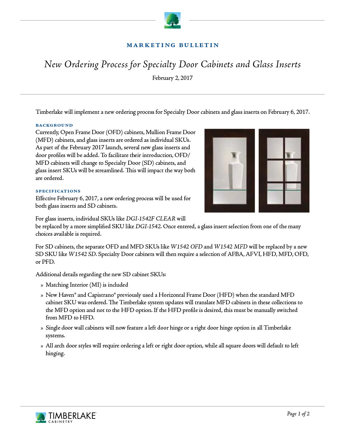 Product & Marketing Bulletins | DJ Lein Work Samples